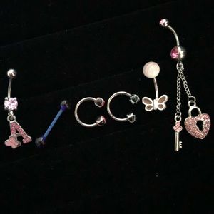 Jewelry | Random Piercing Rings | Poshmark